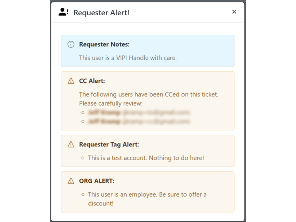 Requester Alert! App Integration with Zendesk Support